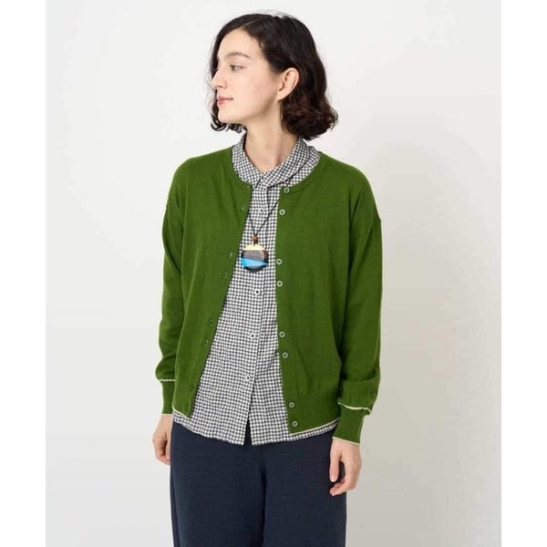 ジャンニ・ロ・ジュディチェ（GIANNI LO GIUDICE）/シルク混ニットカーディガン