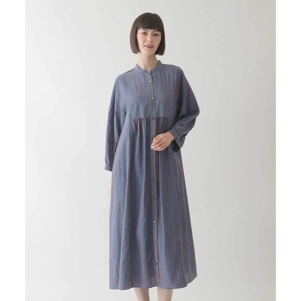 ヒロコビス（hirokobis）/【小さいサイズ】ストライプパターン切り替えデザインワンピース