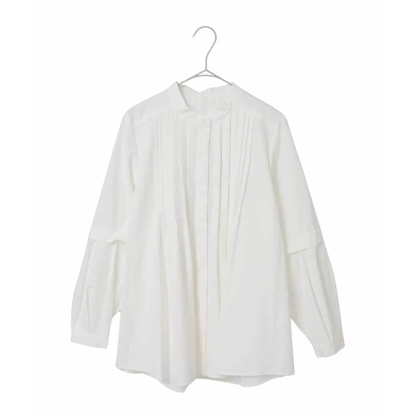 ヒロコビス（hirokobis）/【小さいサイズ】ピンタックコンシャスブラウス