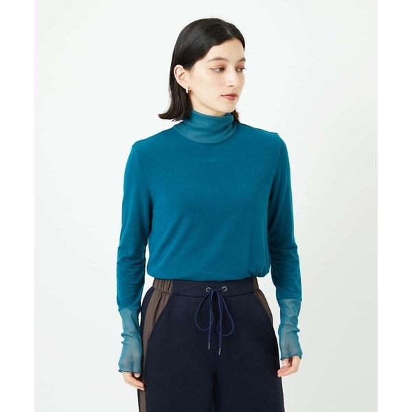 ジョルジュ・レッシュ（ES RECH）/カシミヤハイネックチュールカットソー