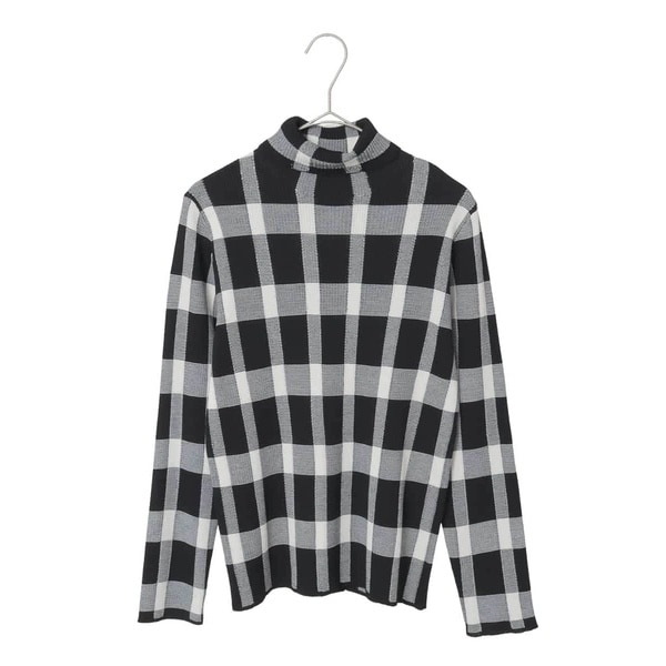 ヒロコビス（hirokobis）/【小さいサイズ】チェック柄インターシャニットプルオーバー