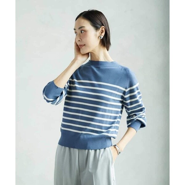 ミッシェルクラン（MICHEL ）/[小さいサイズ]ホールガーメント(R)ボトルネックニット