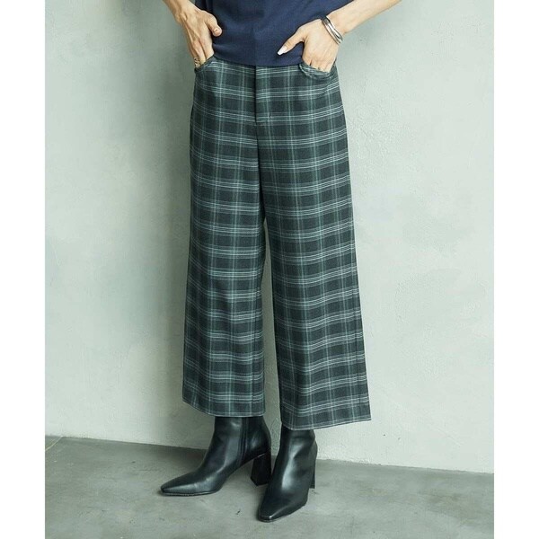 ミッシェルクラン（MICHEL ）/[小さいサイズ][定番人気]ストレッチ裏起毛ワイドパンツ