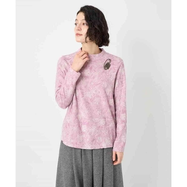 ジャンニ・ロ・ジュディチェ（GIANNI LO GIUDICE）/フラワー柄パイルジャガード起毛プルオーバー