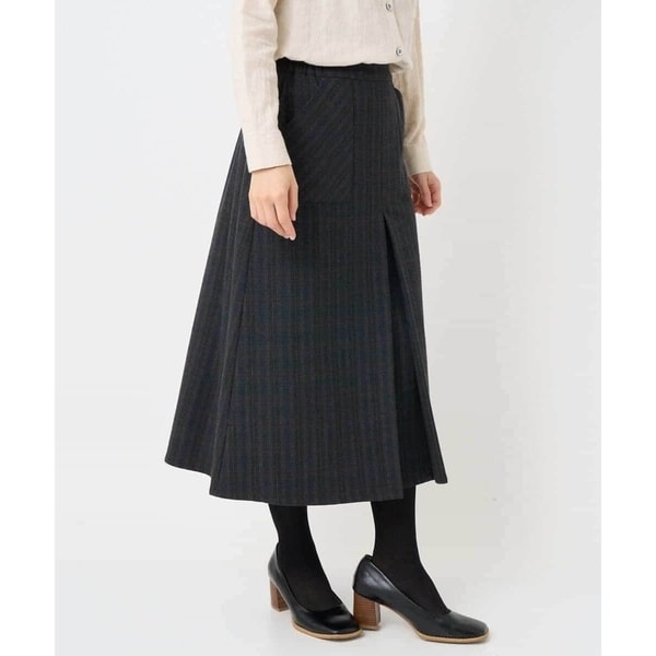 ジャンニ・ロ・ジュディチェ（GIANNI LO GIUDICE）/レーヨン混ストレッチチェックスカート
