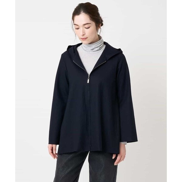 クリスチャンオジャール（christianaujard）/フード付ジップアップ羽織