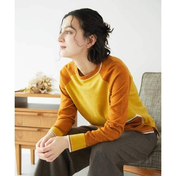 ジャンニ・ロ・ジュディチェ（GIANNI LO GIUDICE）/バイカラーポケットデザインニット