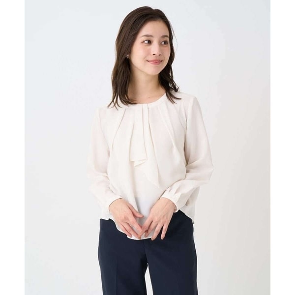 【NEW】MK ミッシェルクラン（MK MICHEL  ）/【小さいサイズ】マルチwayボウタイブラウス/洗濯機で洗える