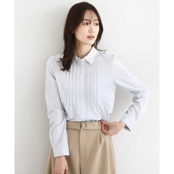 【NEW】MK ミッシェルクラン（MK MICHEL  ）/【小さいサイズ】ストレッチジャージシャツ/洗濯機で洗える