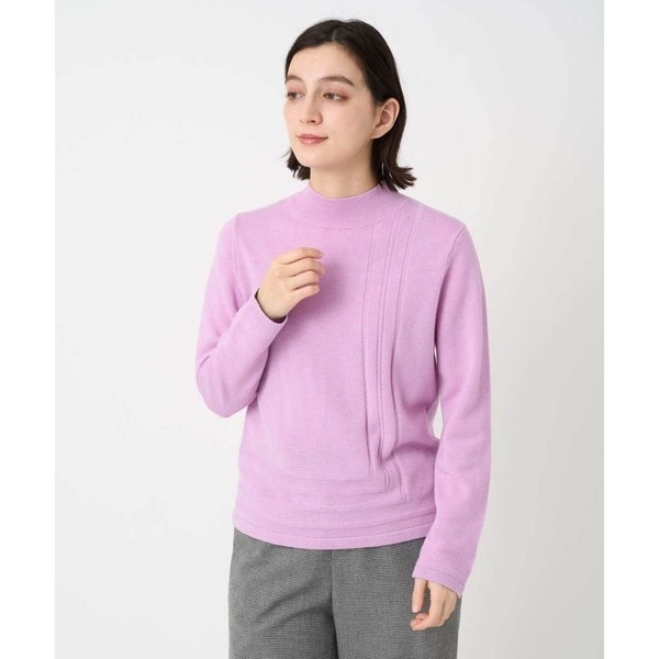 【NEW】ジョルジュ・レッシュ（ES RECH）/[アンサンブル対応]メリノウールカラーハイネックニット