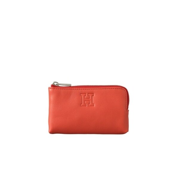 ヒロフ（HIROFU）/【アクセサリー】ポーチ（キーリング付き） レザー コンパクト カードケース キーケース 本革（商品番号：P