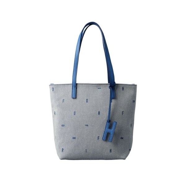 ヒロフ（HIROFU）/【ジータ】ジャガード レザーコンビ トートバッグ M本革（商品番号：P25−39518）