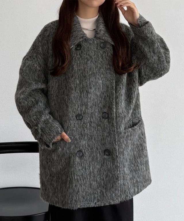 カラウティア（callautia）/callautia　シャギーミドルコート