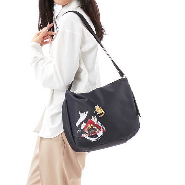 マンハッタナーズ（Manhattaner’s）/【和マンハッタナーズ】花火　ショルダーバッグ