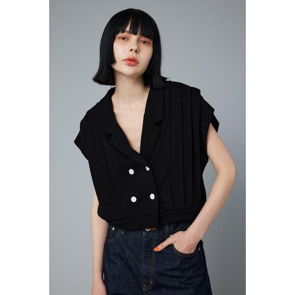 ヘリンドットサイ（HeRIN．CYE）/Collar cut tops