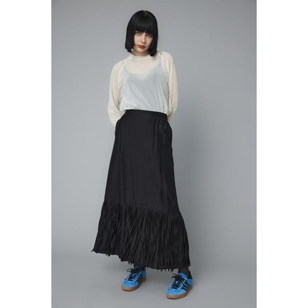 ヘリンドットサイ（HeRIN．CYE）/Fringe skirt