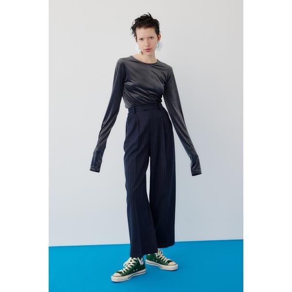 ヘリンドットサイ（HeRIN．CYE）/Center press pants