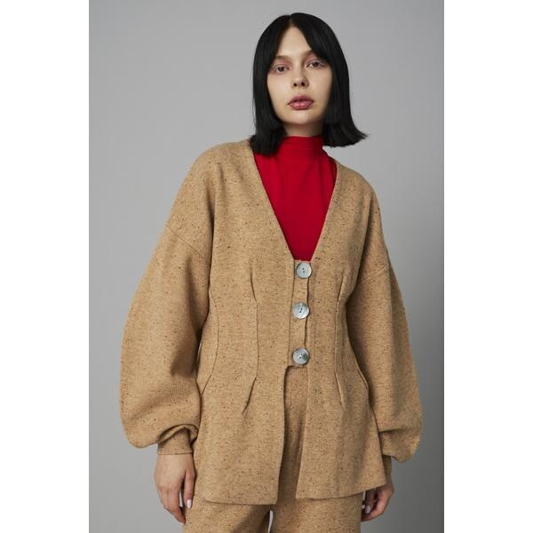 ヘリンドットサイ（HeRIN．CYE）/Nep knit cardigan