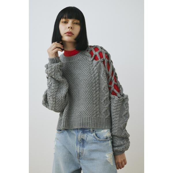 ヘリンドットサイ（HeRIN．CYE）/Net work sleeve tops