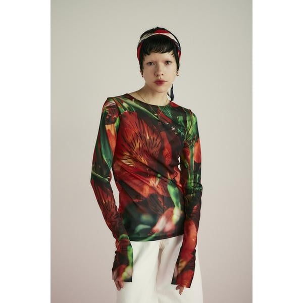 ヘリンドットサイ（HeRIN．CYE）/Flower pattern mesh innner