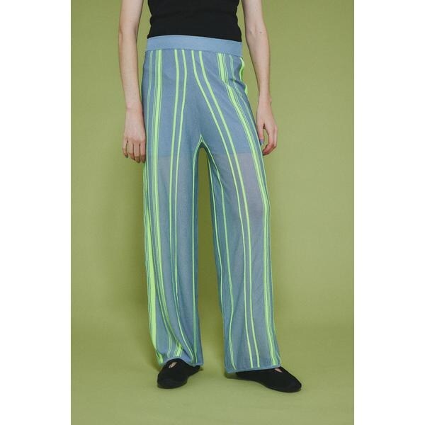 ヘリンドットサイ（HeRIN．CYE）/Random patten knit pants