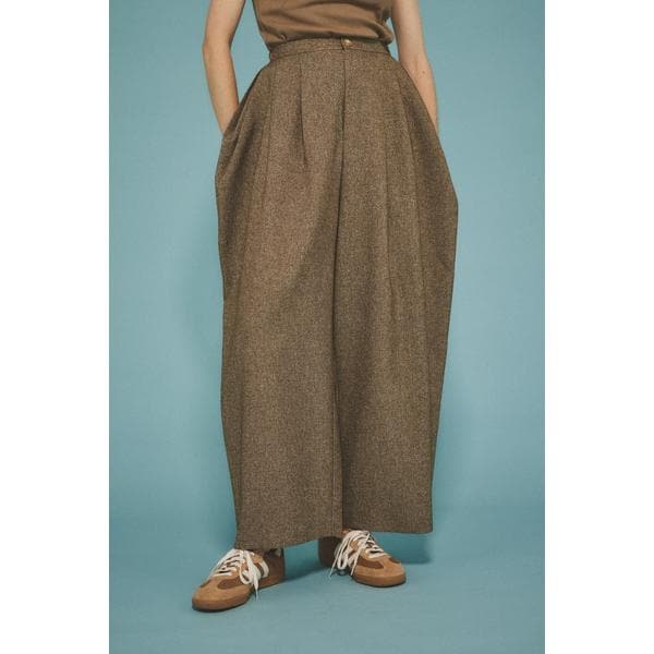 ヘリンドットサイ（HeRIN．CYE）/Many tuck pants