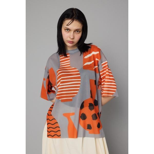 ヘリンドットサイ（HeRIN．CYE）/Flower vase tee