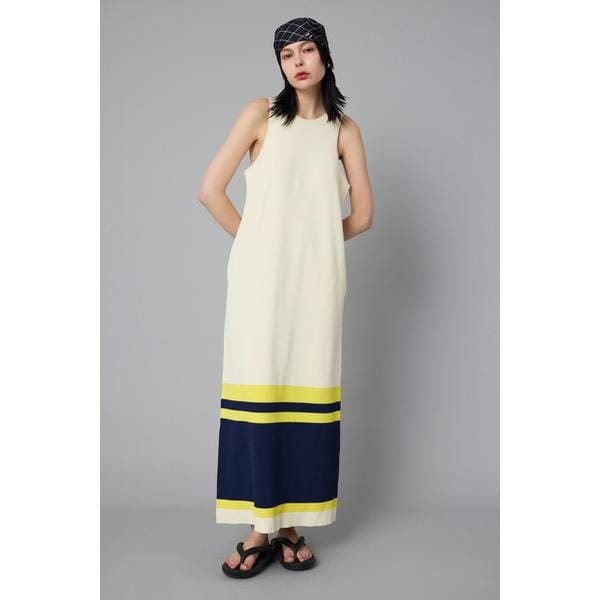 ヘリンドットサイ（HeRIN．CYE）/Border hem one piece