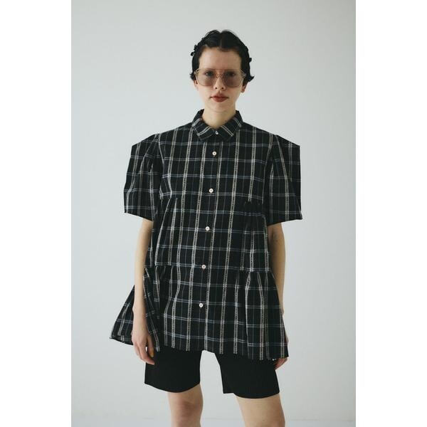 ヘリンドットサイ（HeRIN．CYE）/Side gather Aline blouse