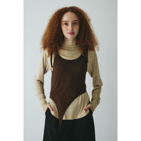 ヘリンドットサイ（HeRIN．CYE）/Sheer layreard cut tops