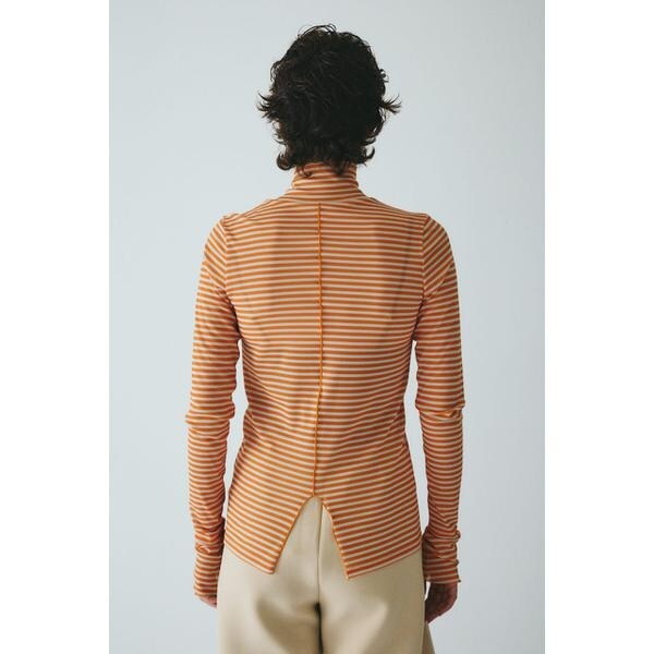 ヘリンドットサイ（HeRIN．CYE）/High neck mesh inner tops