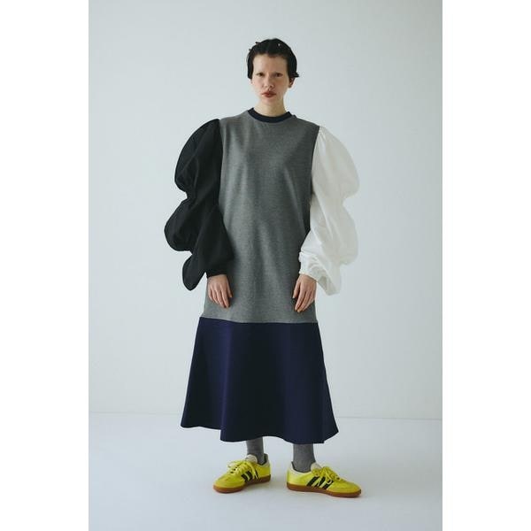 ヘリンドットサイ（HeRIN．CYE）/Shirring balloon sleeves dress