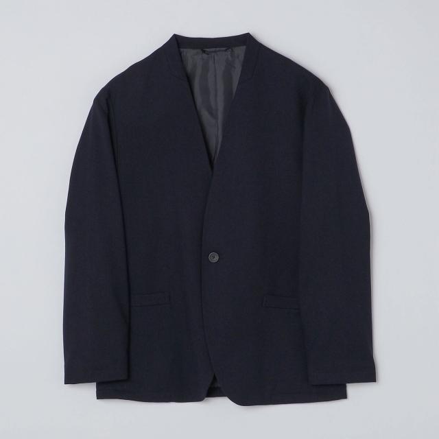 シップス カラーズ（SHIPS Colors）/《一部追加予約》SHIPS Colors:〈手洗い可能〉ノーカラー ジャケット(セットアップ可能)◆