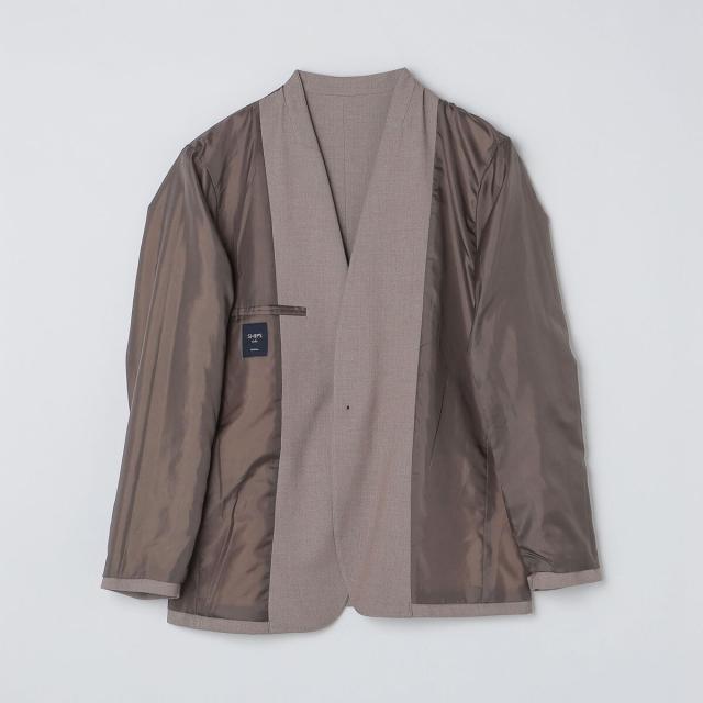 シップス カラーズ（SHIPS Colors）/《一部追加予約》SHIPS Colors:〈手洗い可能〉ノーカラー ジャケット(セットアップ可能)◆