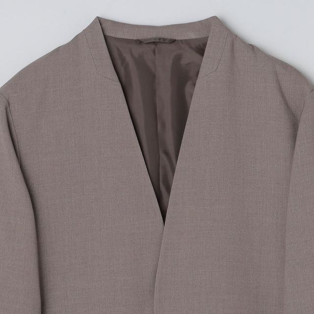 シップス カラーズ（SHIPS Colors）/《一部追加予約》SHIPS Colors:〈手洗い可能〉ノーカラー ジャケット(セットアップ可能)◆