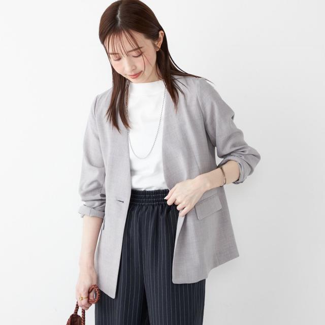 シップス カラーズ（SHIPS Colors）/SHIPS Colors:〈手洗い可能〉リネンライク 1B ジャケット