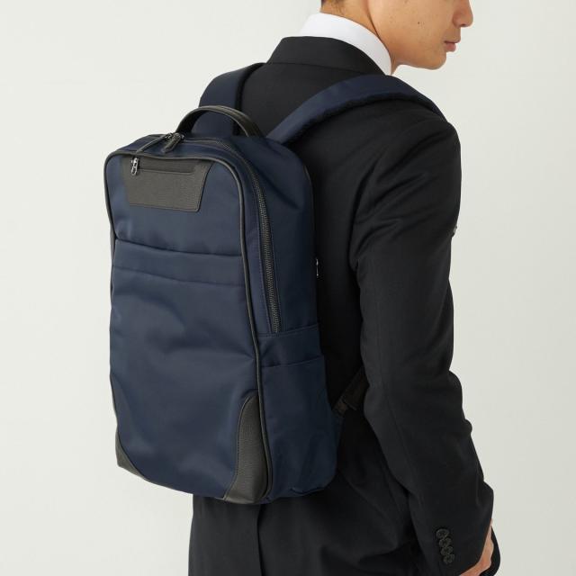 シップス カラーズ（SHIPS Colors）/SHIPS Colors:レザーコンビ バックパック