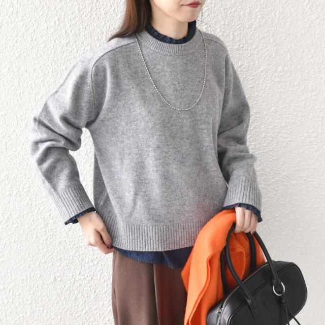 シップス カラーズ（SHIPS Colors）/SHIPS Colors:〈手洗い可能〉CASHMILE(R) サドルショルダー ニット