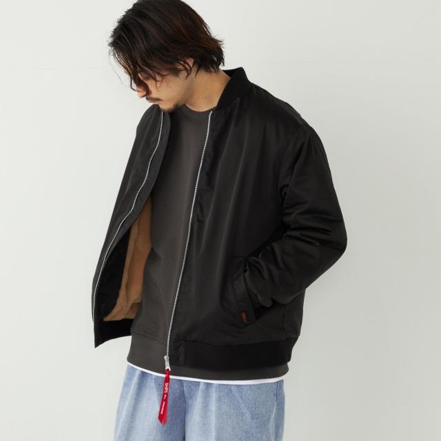 シップス カラーズ（SHIPS Colors）/SHIPS Colors:〈撥水〉ボア ボマー ジャケット