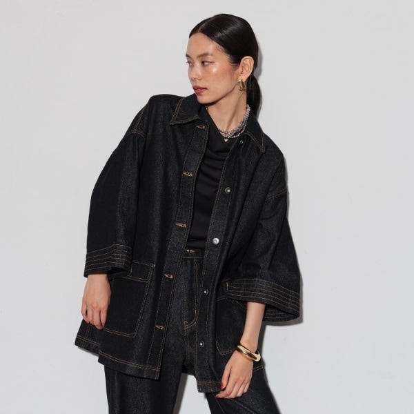 ギャレスト（GALLEST）/ボックスデニムジャケット