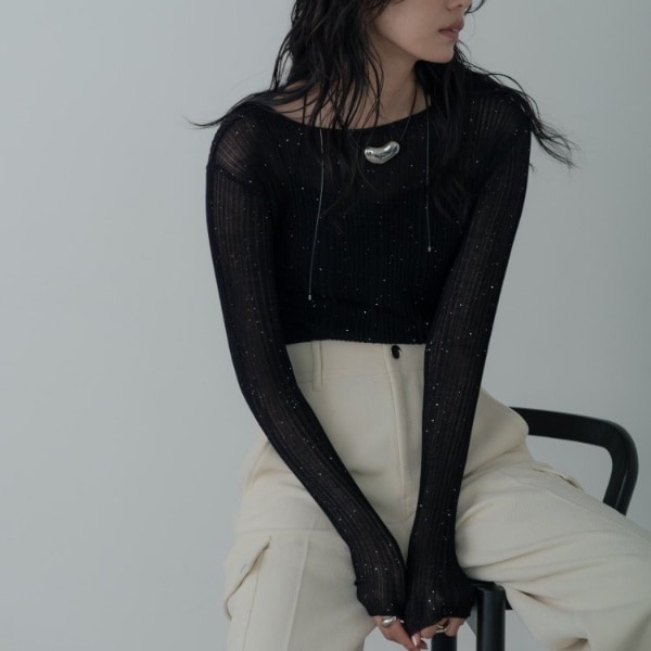 ギャレスト（GALLEST）/シアースパンコールニット