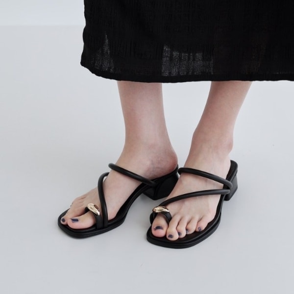 ギャレスト（GALLEST）/【REMME】スクエアトゥサンダル