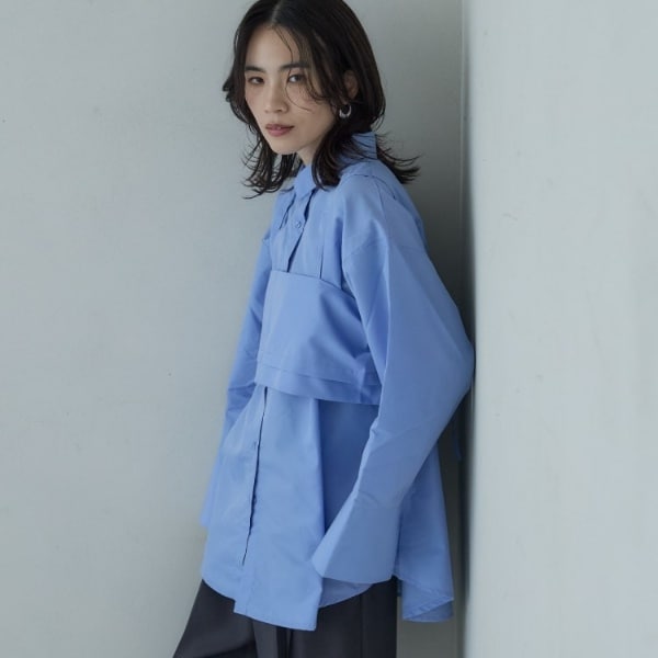 ギャレスト（GALLEST）/ビスチェセットブロードシャツ