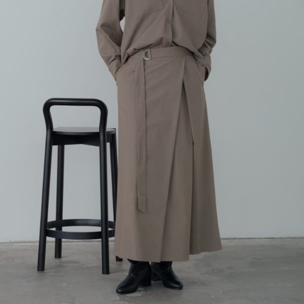 ギャレスト（GALLEST）/Timeless｜ベルテッドロングスカート【セットアップ対応】