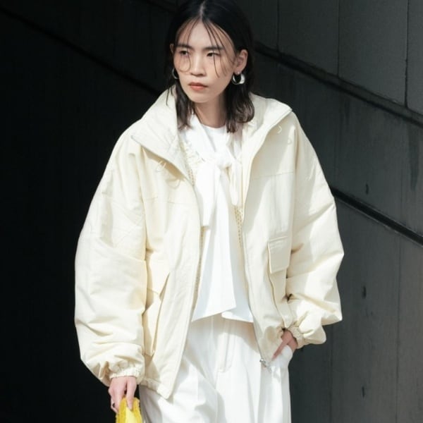 ギャレスト（GALLEST）/ビッグポケット中綿フォルムコート