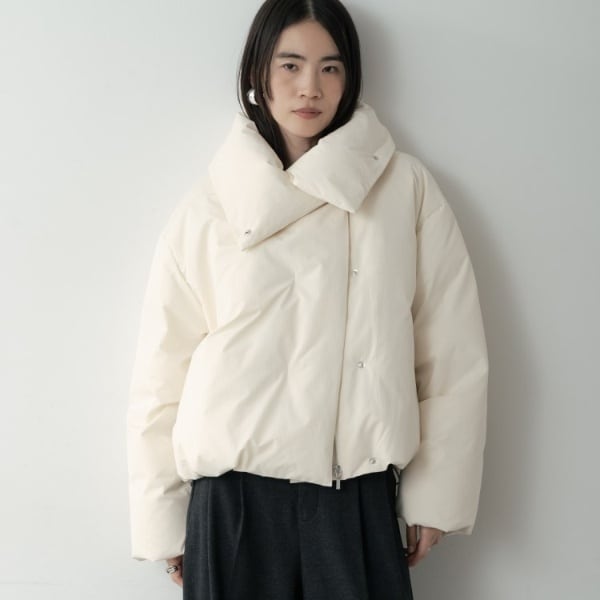 ギャレスト（GALLEST）/3WAYスタンドカラーショートダウン【凹凸素材】