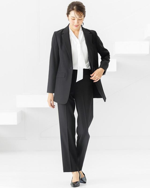 アッドルージュ（Addrouge）/【洗える / UVカット / ストレッチ】 ロング丈ジャケット スーツ　5号〜23号