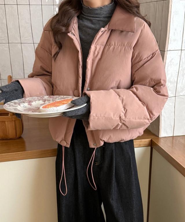 アイモハ（aimoha）/異素材カラーショートダウン