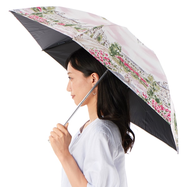 アクアスキュータム（AQUASCUTUM）/Aquascutum（アクアスキュータム）イングリッシュガーデン晴雨兼用傘(折りたたみ傘)