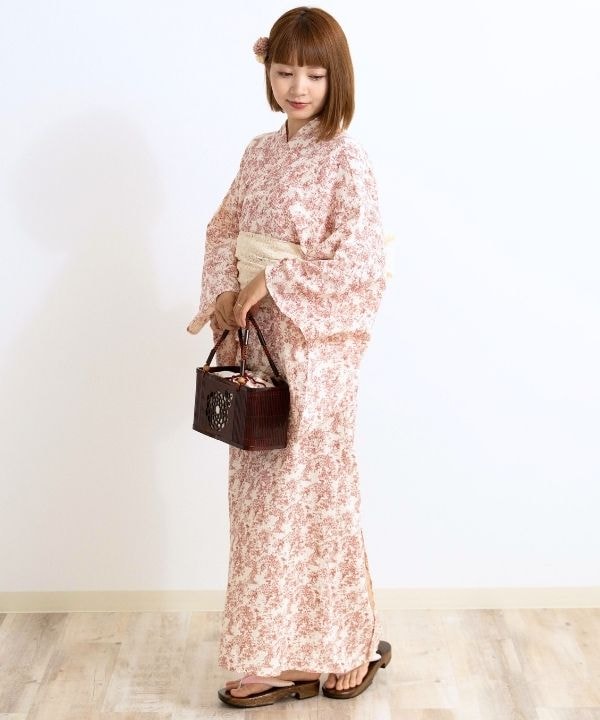 スウィートマミー（SWEET MOMMY）/ワンピース 浴衣 [マタニティ対応] (ゆかた上下セット) トワルドジュイ柄
